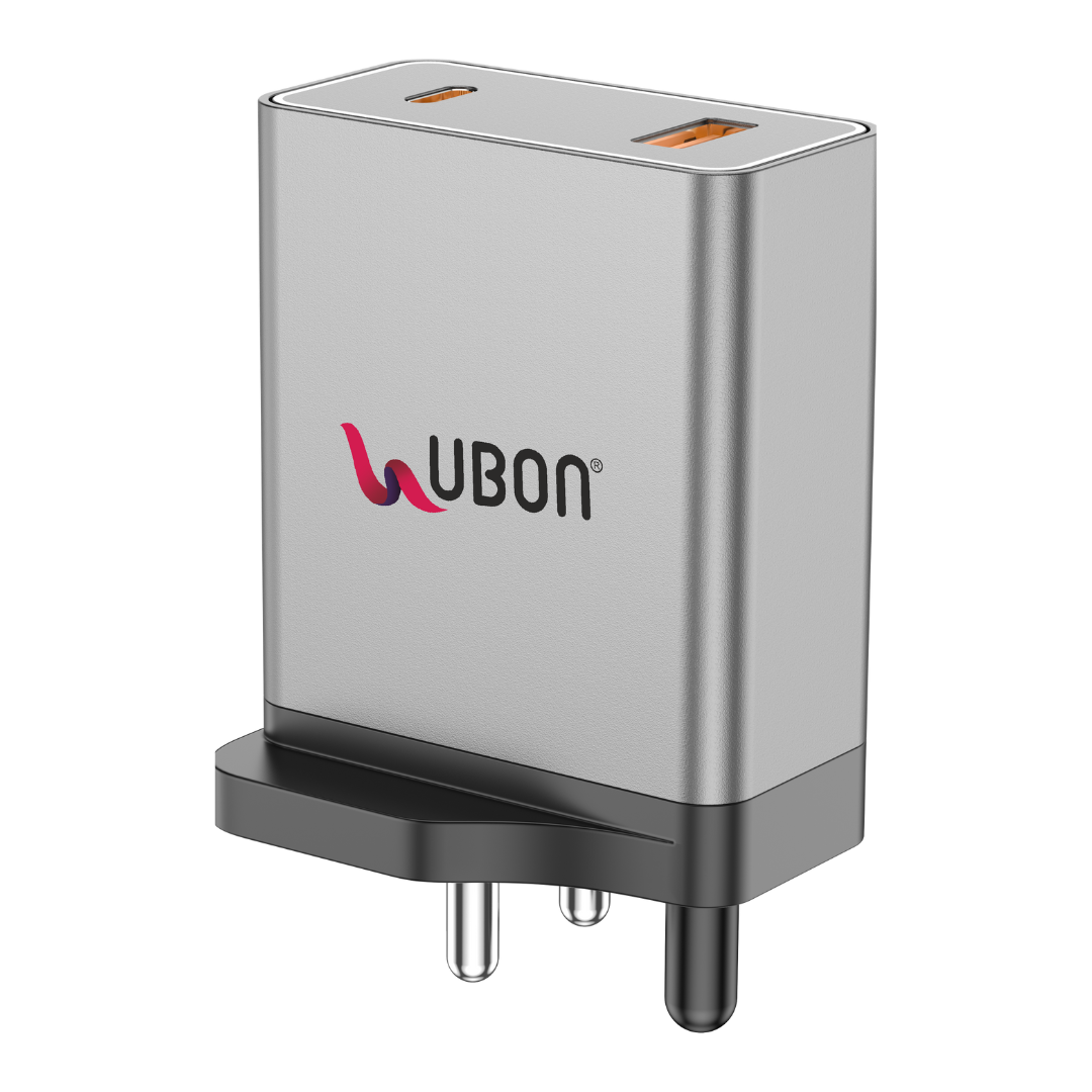 UBON CH-945 Boss Series Dual Port Fast Wall Charger | Buy Now | ubonindia.com