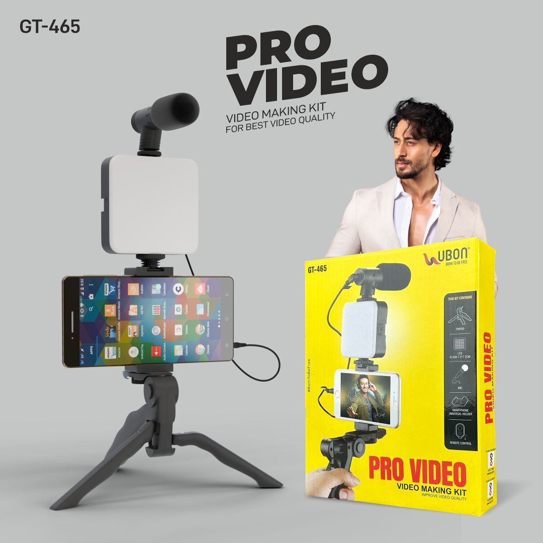 The UBON GT-465 Stereo Smartphone Pro Video Making Kit | ubonindia.com